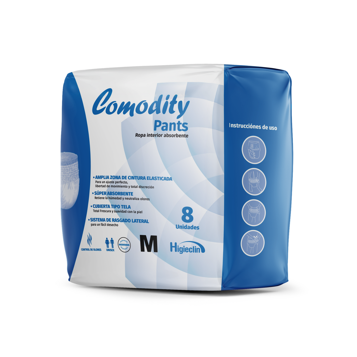 Pañales Comodity Pants para Incontinencia Fuerte - Tipo Pull-Up – Higieclin